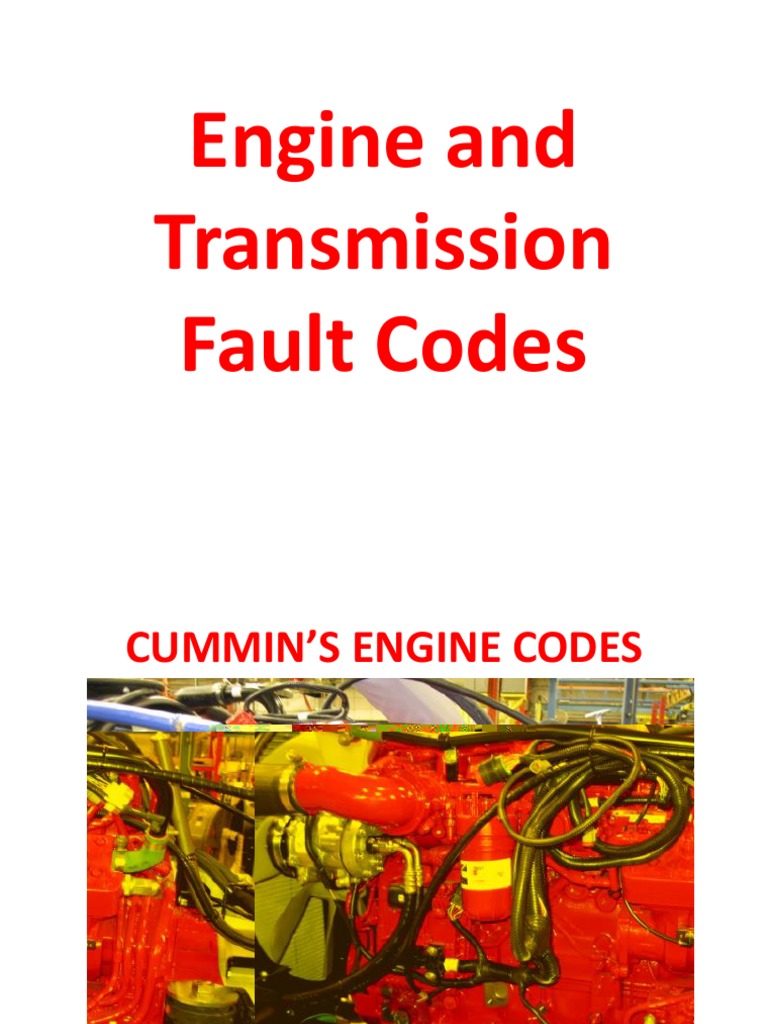 Engine and Transmission Fault Codes | PDF | Manual Transmission ...