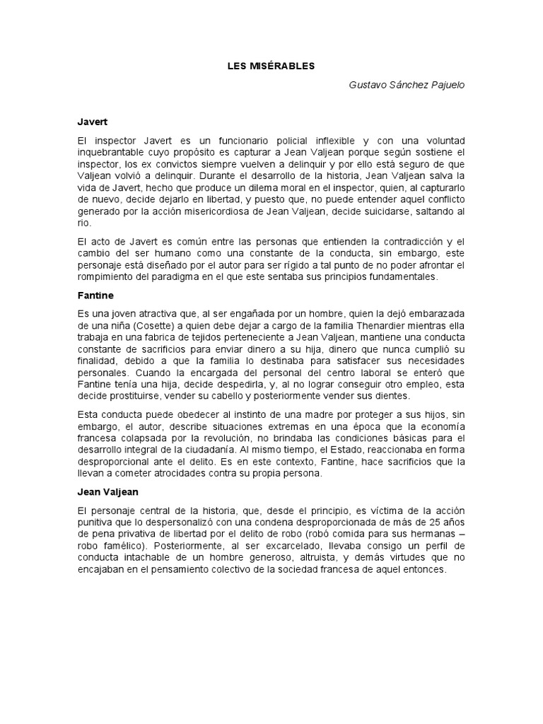 Les Miserables | PDF