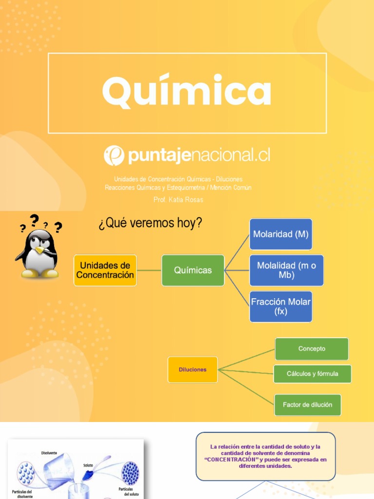 Ppt-Disoluciones | PDF | Concentración | Química