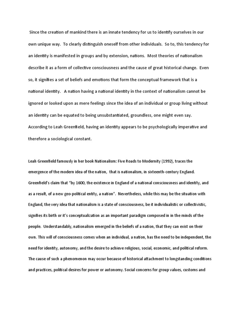 The Emergence of Nationalism | PDF | Nationalism | Identity (Social ...