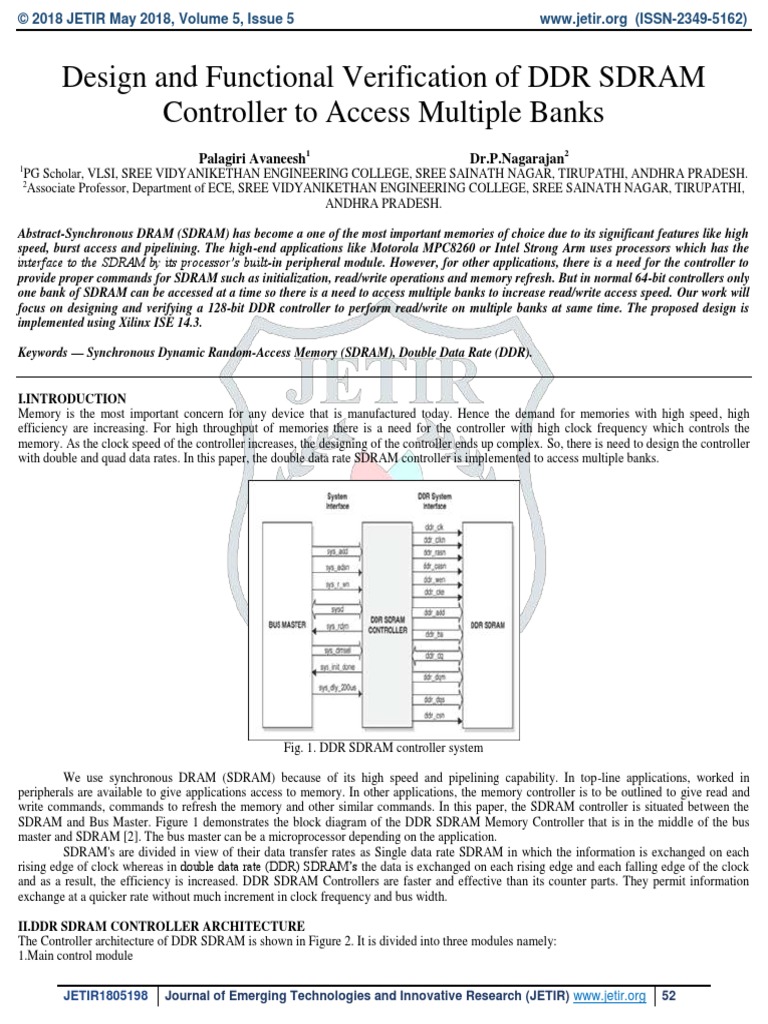 Memorycontroller Multiplebanks | PDF | Dynamic Random Access Memory ...