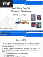 Procedimiento LOTO: Bloqueo y Etiquetado | PDF | Administración de ...