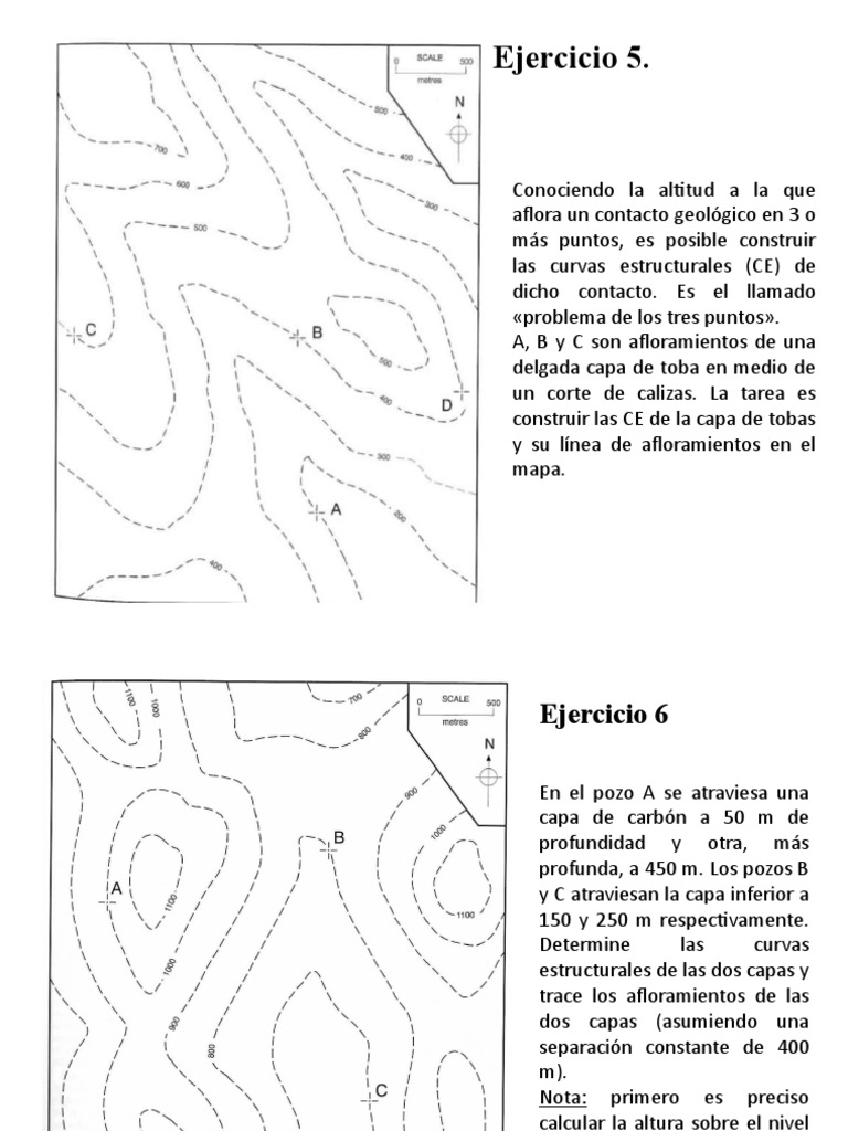 Ejercicios de Trazado Cartografico | PDF