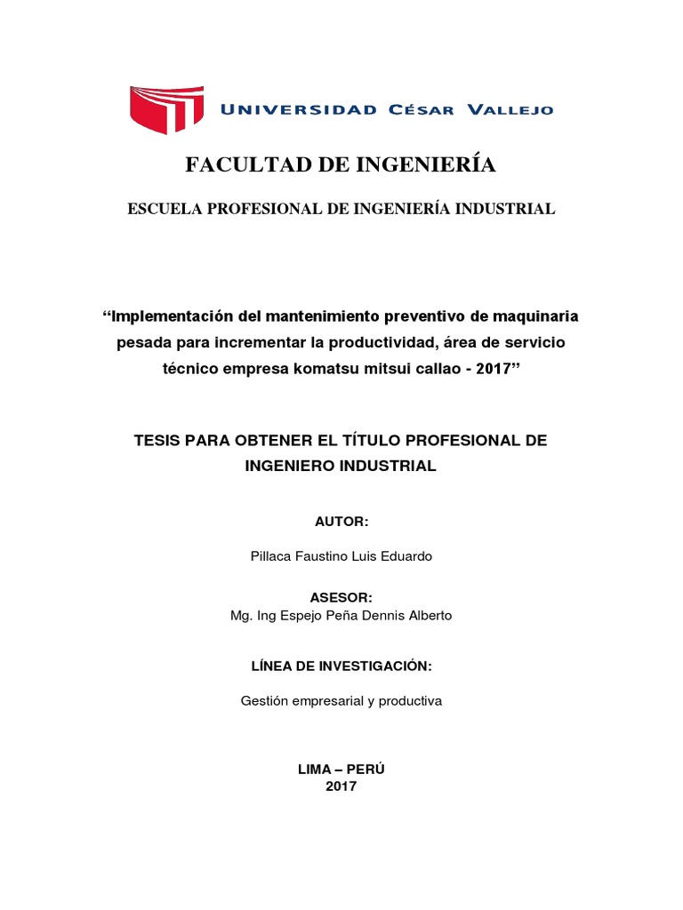 Pillaca FLE | PDF | Ingeniería de confiabilidad | Ingeniería Industrial