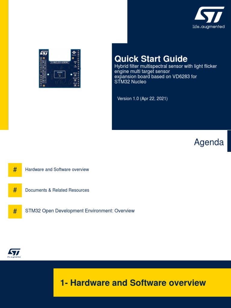 Quick Start Guide X Nucleo 6283tx Pdf Computers