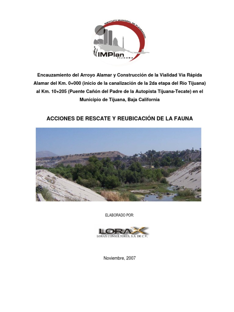 Acciones de Rescate y Reubicacic3b3n de Fauna | PDF | Ciencias de la Tierra