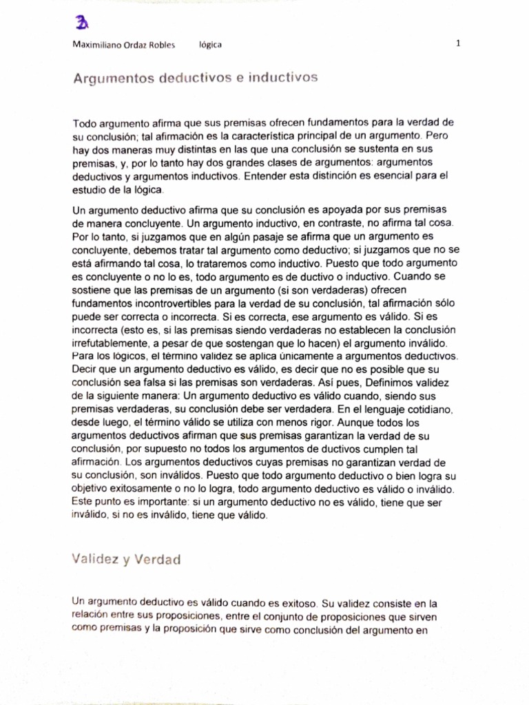 3.argumentos Deducticos e Inductivo | PDF | Argumento | Razonamiento deductivo