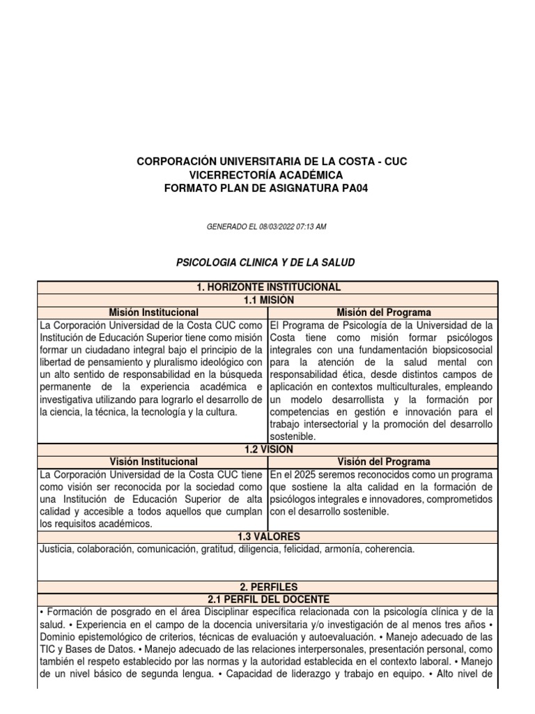 Psicologia Clinica y de La Salud | Descargar gratis PDF | Sicología | Conceptos psicologicos