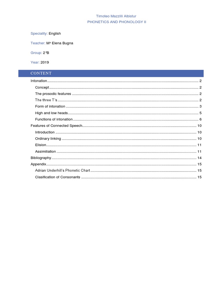 2ENG Phonetics and Phonology | PDF | Stress (Linguistics) | Syllable