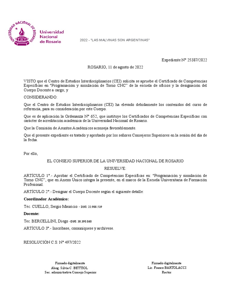 RCS 497 22 - EO CCE Programación y Simulación de Torno CNC | PDF | Programa de computadora ...
