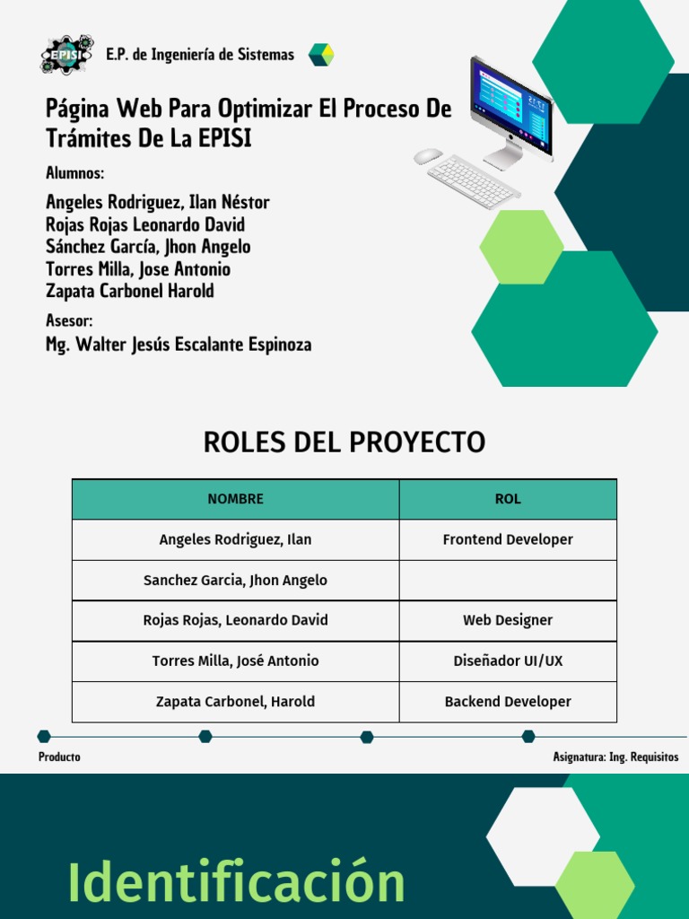 Página Web para Optimizar El Proceso de Trámites de La EPISI | PDF