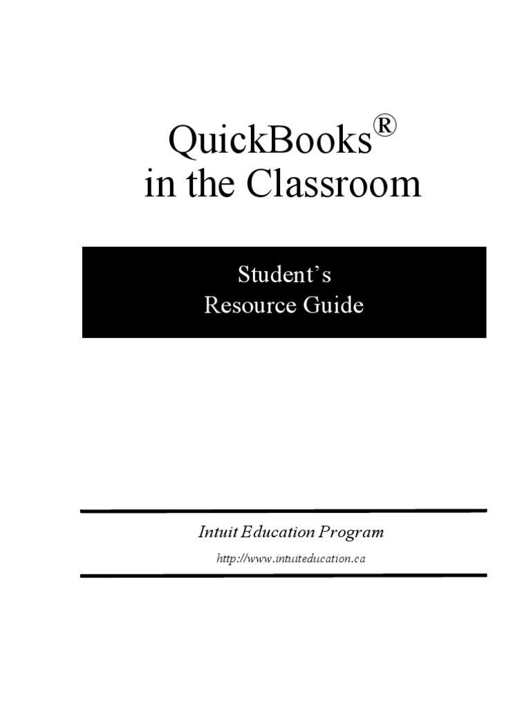 Studentbook Quickbook | PDF | Quick Books | Balance Sheet