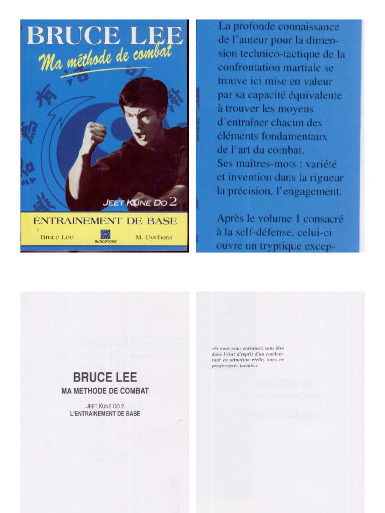 Bruce Lee - Jeet Kune Do (Ma Méthode de Combat - Entrainement de Base ...