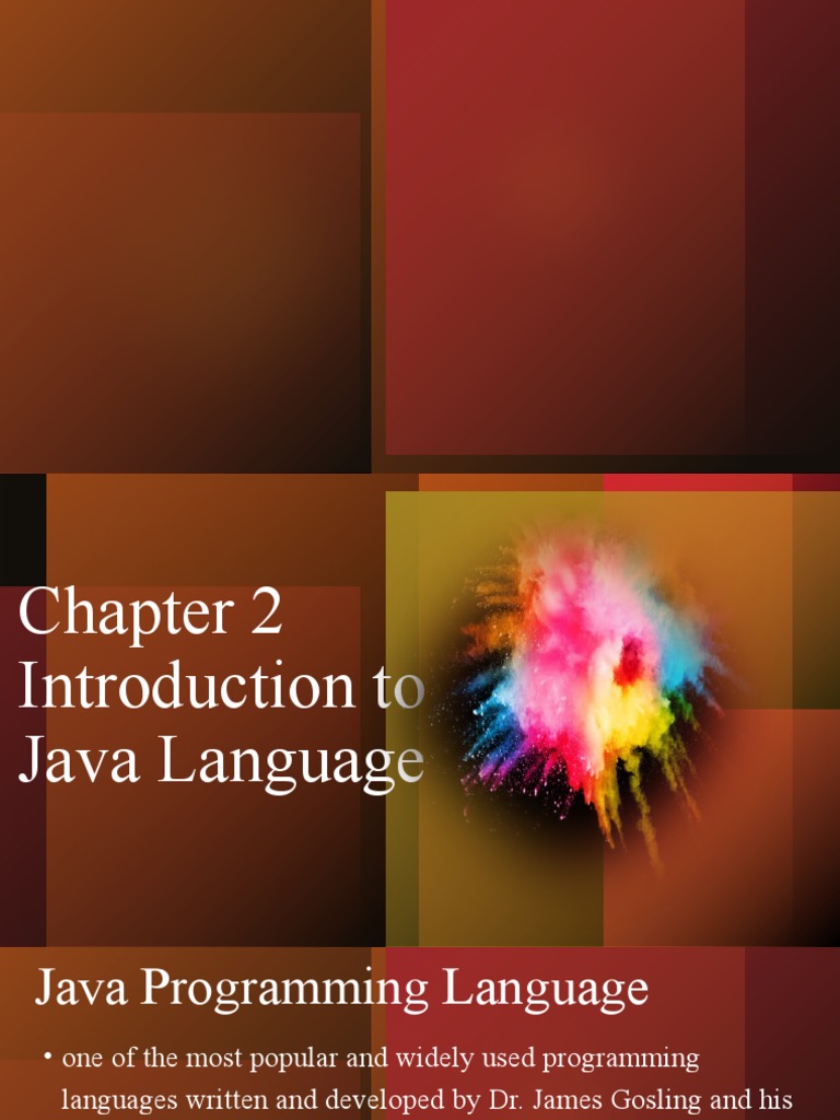 Nchapter 2 Introduction To Java Language Descargar Gratis Pdf Java Programming Language 
