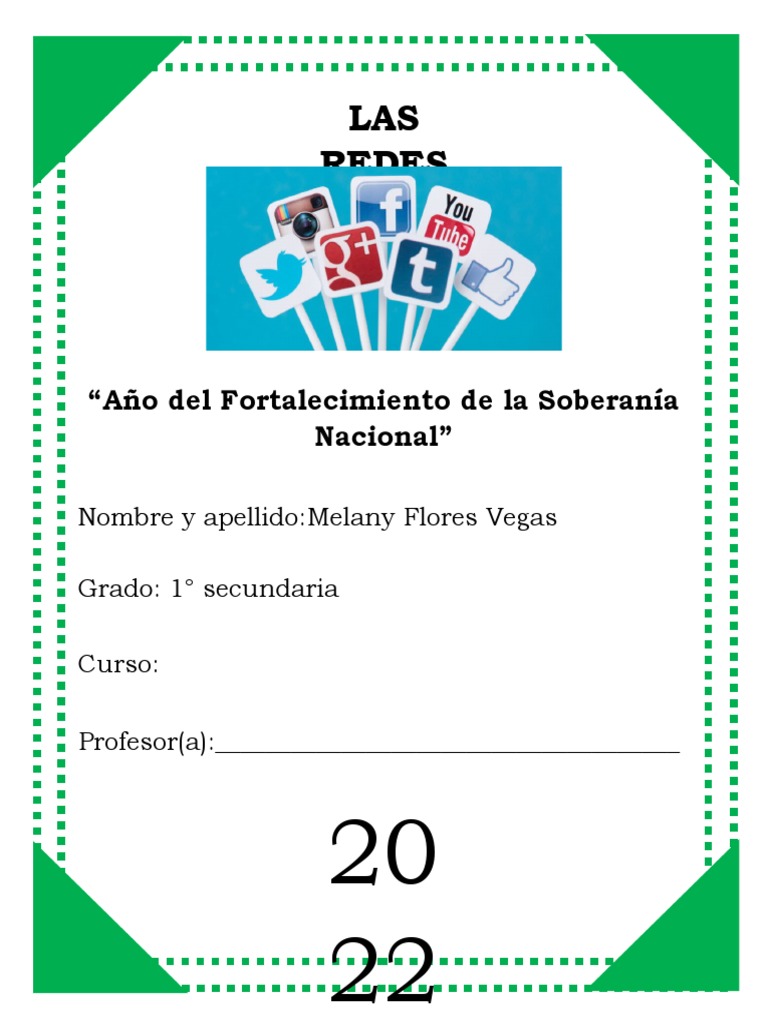 Las Redes Sociales Pdf Servicio De Redes Sociales Facebook