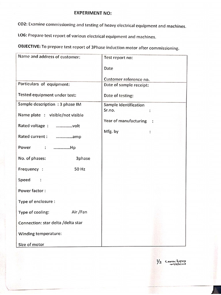 Imt Experiment | PDF