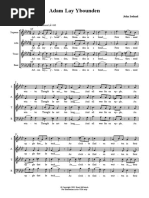 Adam Lay Ybounden | PDF