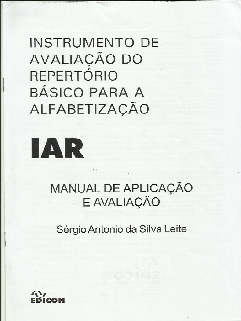 'IAR - Manual' Com Você | PDF