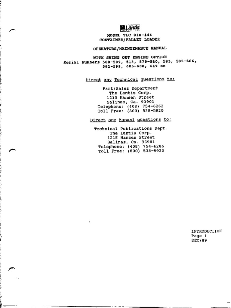 200 Lantis 818 144 218 Main Deck Loade - Compressed 1 | PDF