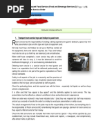 Lesson # 10 Taking Process of Room Service Orders | PDF | Menu ...