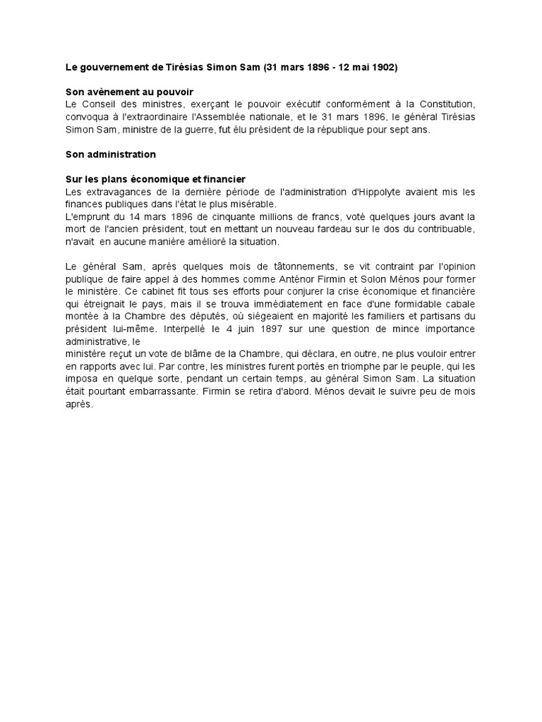 Ascension et chute de Simon Sam | PDF