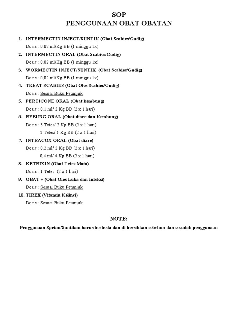 SOP Pemberian Obat | PDF | Kesehatan Holistik