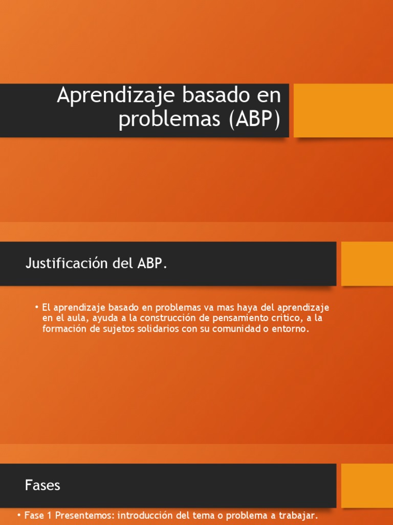 Aprendizaje Basado en Problemas (ABP) | PDF