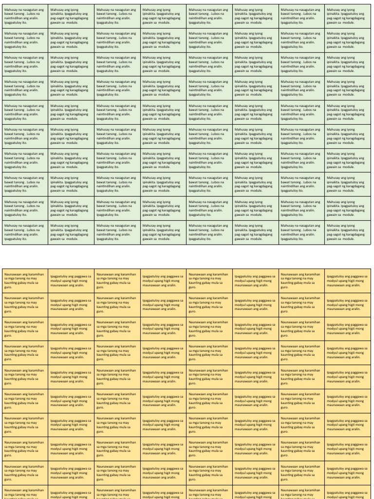 Feedback Tagalog | PDF