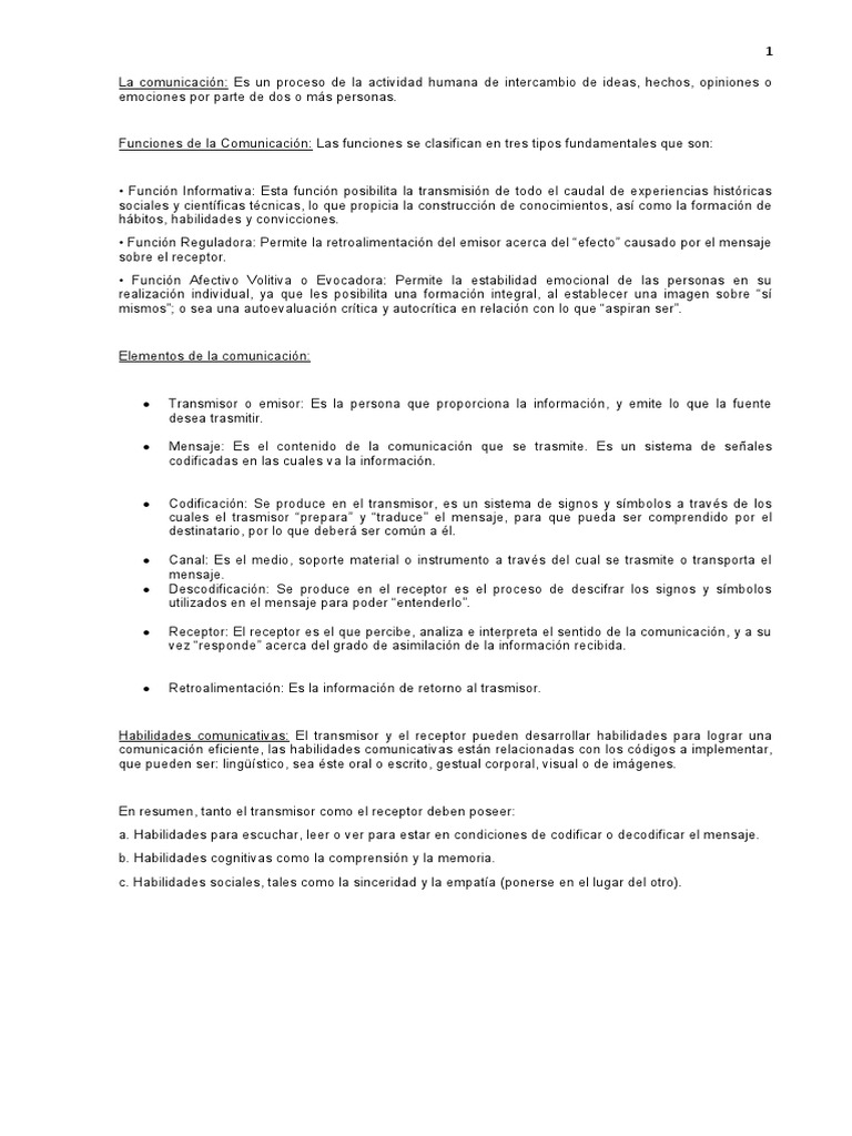 Resumen TEMA 5 | PDF | Comunicación | Memoria