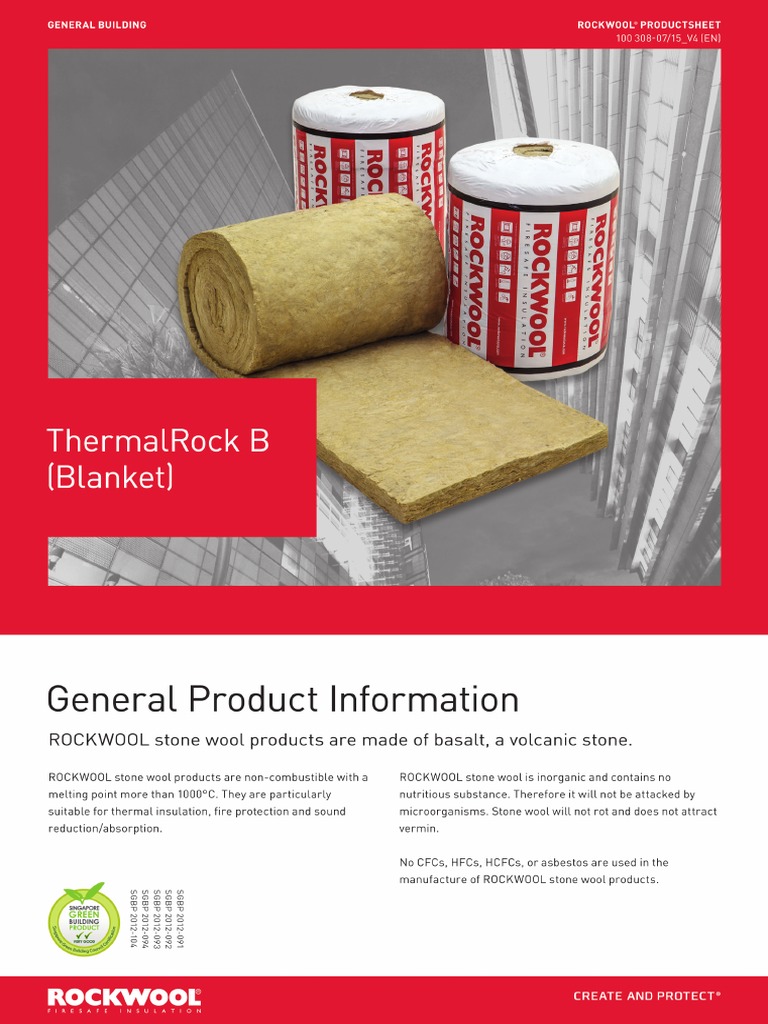 Pdf-Rockwool - Blanket | PDF