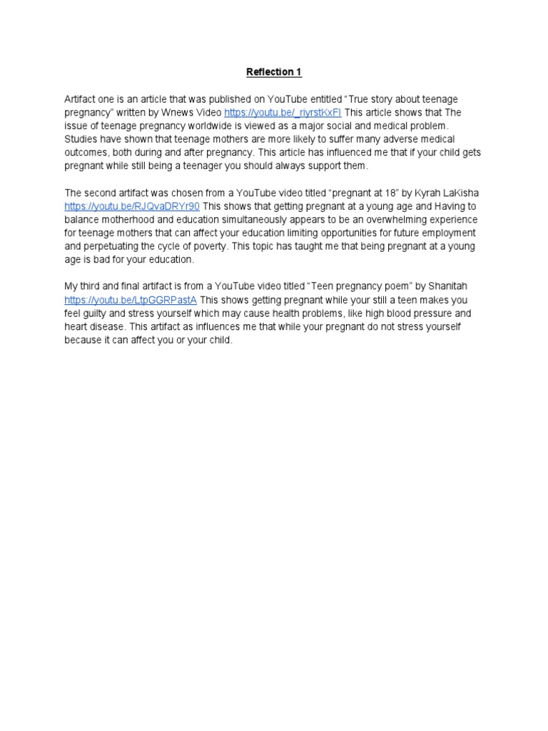 Reflection One | PDF