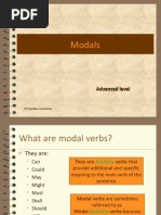 English 9 Activity Sheet Q 1 Modals | PDF | Grammar | Syntax