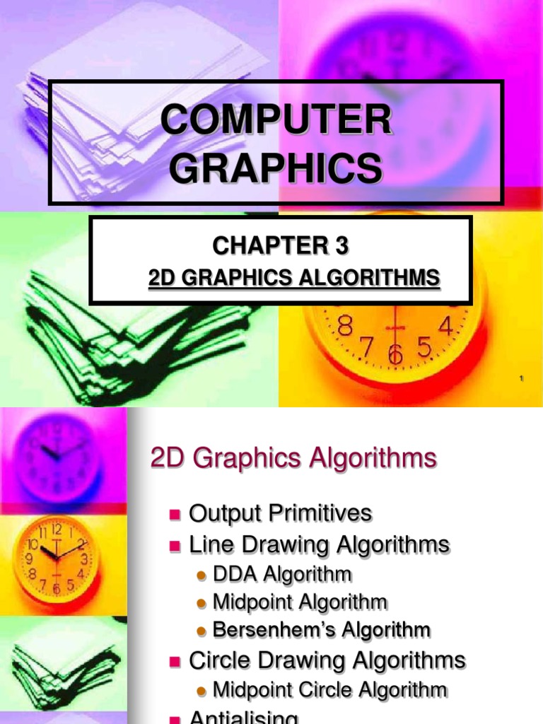 Output Primitive - PDF Version 1 | PDF | Computer Science | Image ...