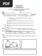 Filipino Grade3 Activity Sheets | PDF
