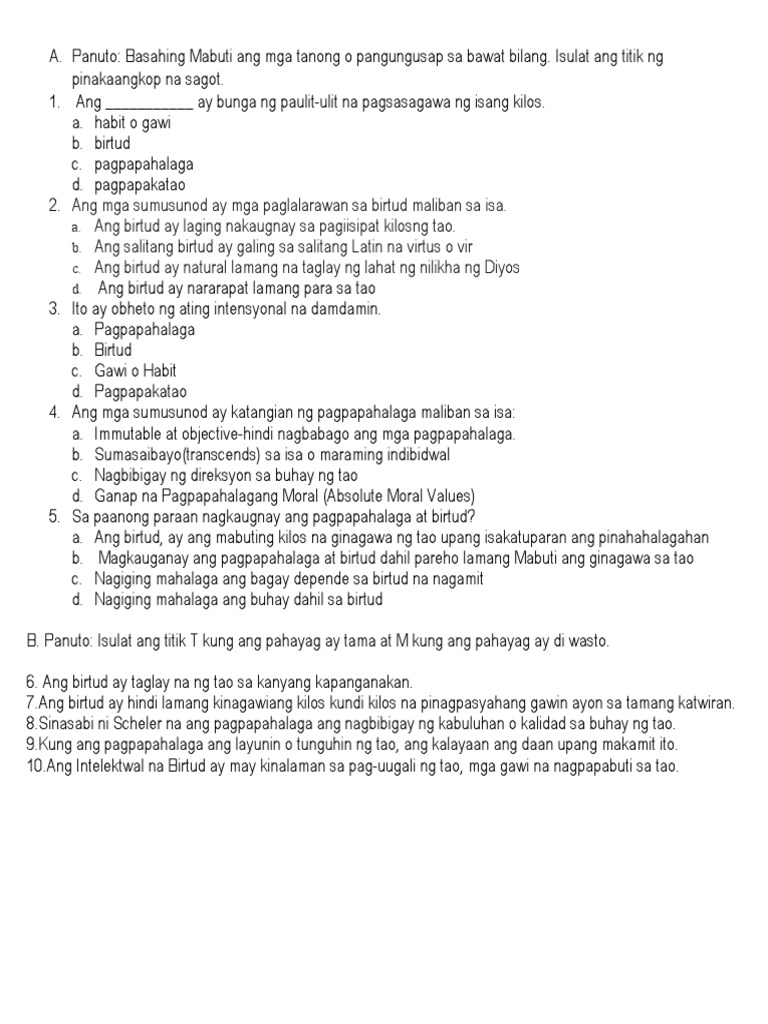 Quiz ESP Week 1 | PDF