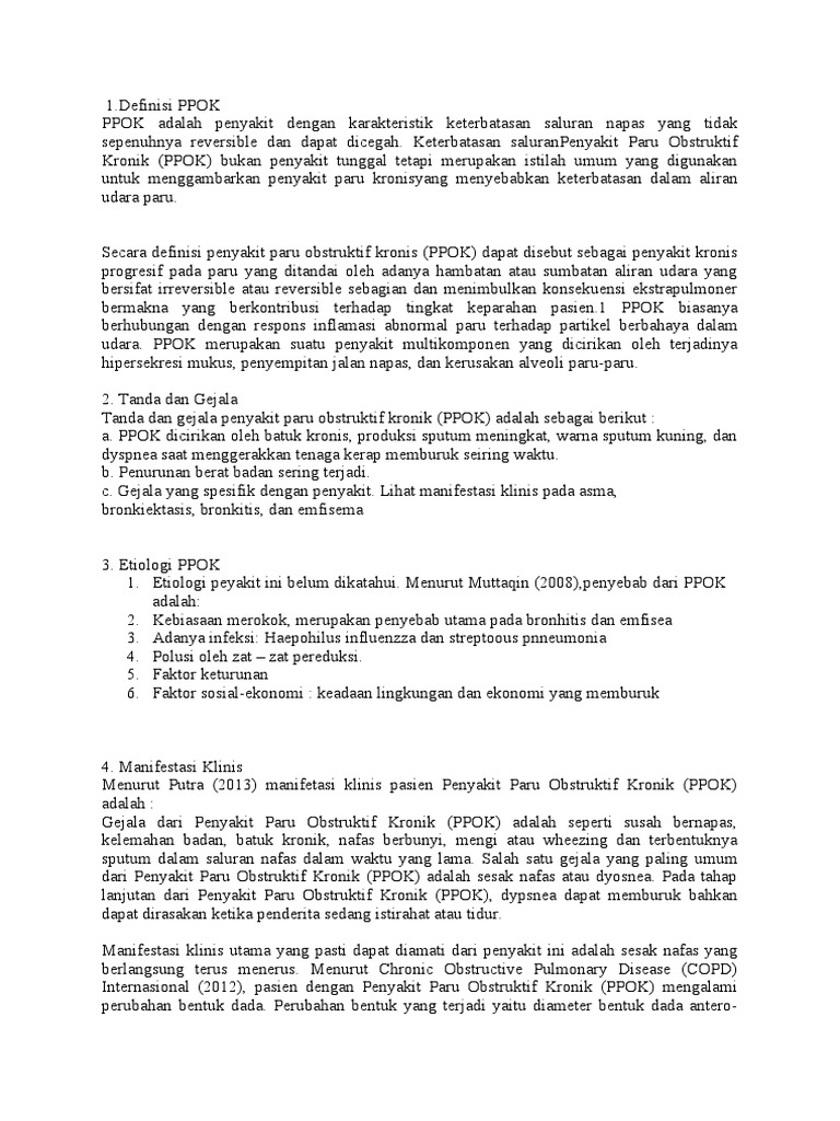 Konsep Ppok-1 | PDF