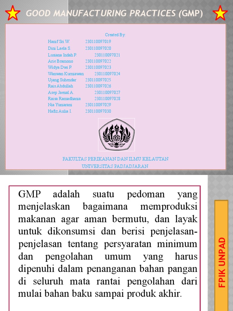 Materi GMP | PDF