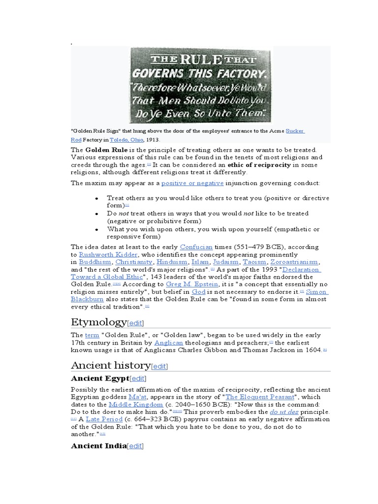 2 Rule | PDF | Golden Rule | Religious Belief And Doctrine