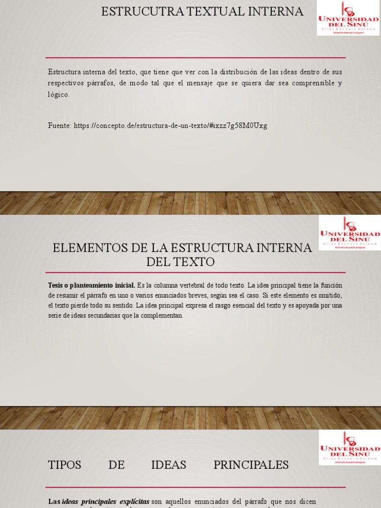 Estructura Interna del Párrafo | PDF | Información | Ciencia cognitiva