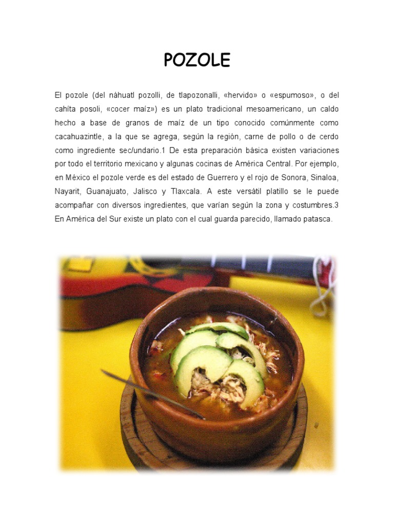 POZOLE | PDF