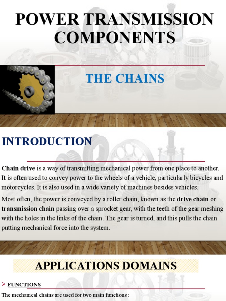 Power Transmission Components | PDF | Gear | Machines