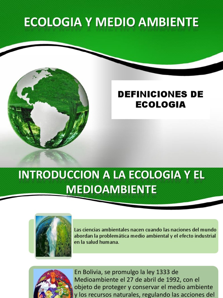 Tema 1 - DEFINICIONES BASICAS | PDF | Ecología | Naturaleza