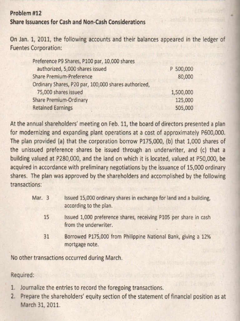 Corp Acctg Ch06 Prob12 | PDF