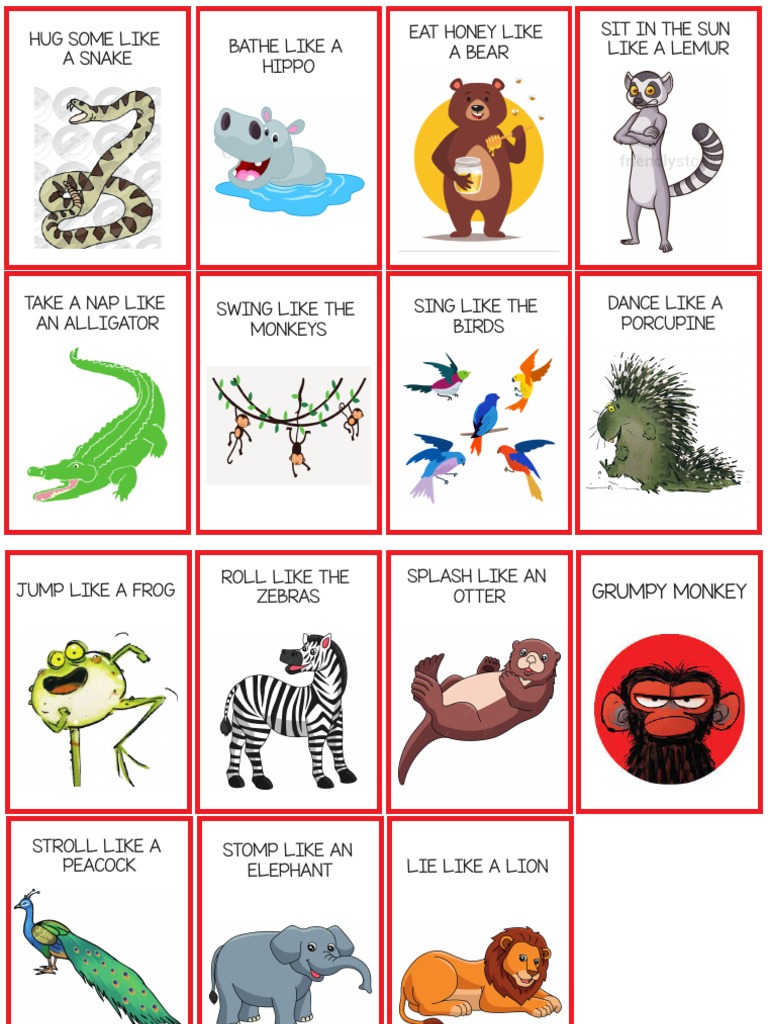 Grumpy Monkey Flashcards | PDF