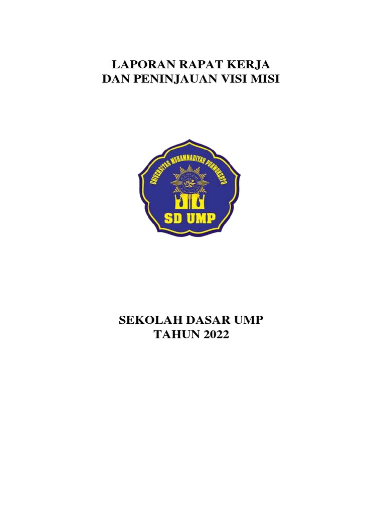 Laporan Rapat Kerja Pdf