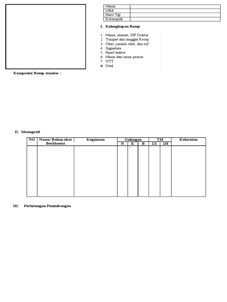 Jurnal Resep Biasa | PDF | Pengembangan Diri | Kesehatan Holistik