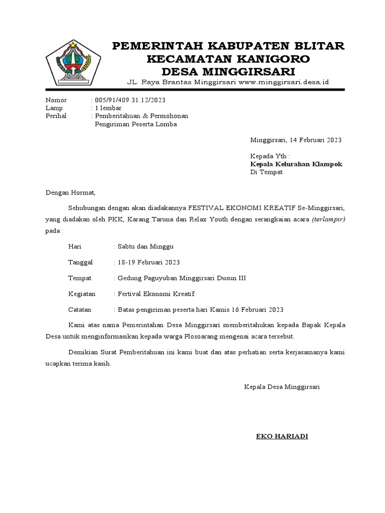 Surat Rt Dll | PDF