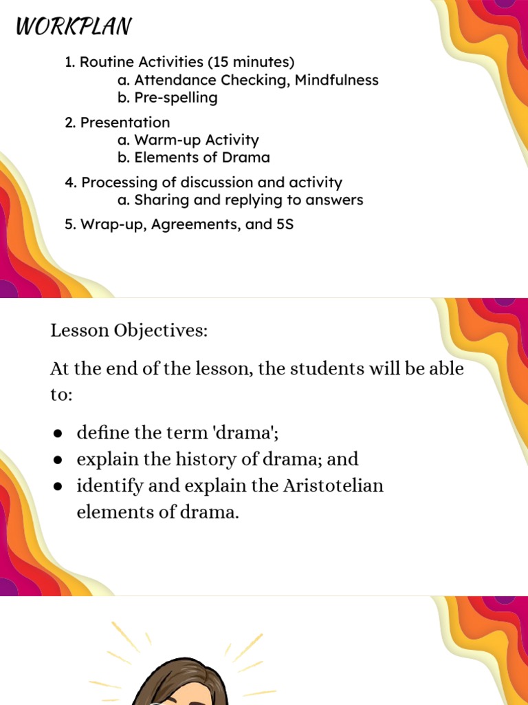 Grade 7 - Introduction To Drama - Elements of Drama | PDF | Tragedy ...