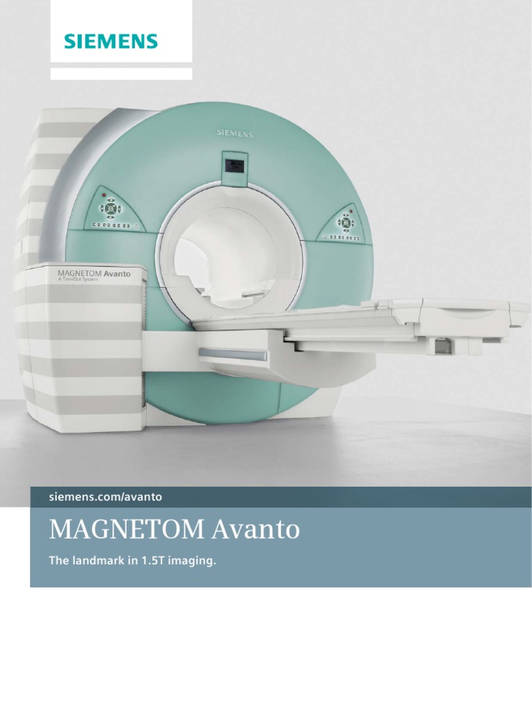 Siemens-Avanto-1-5t-Mri Brochure | PDF | Magnetic Resonance Imaging ...