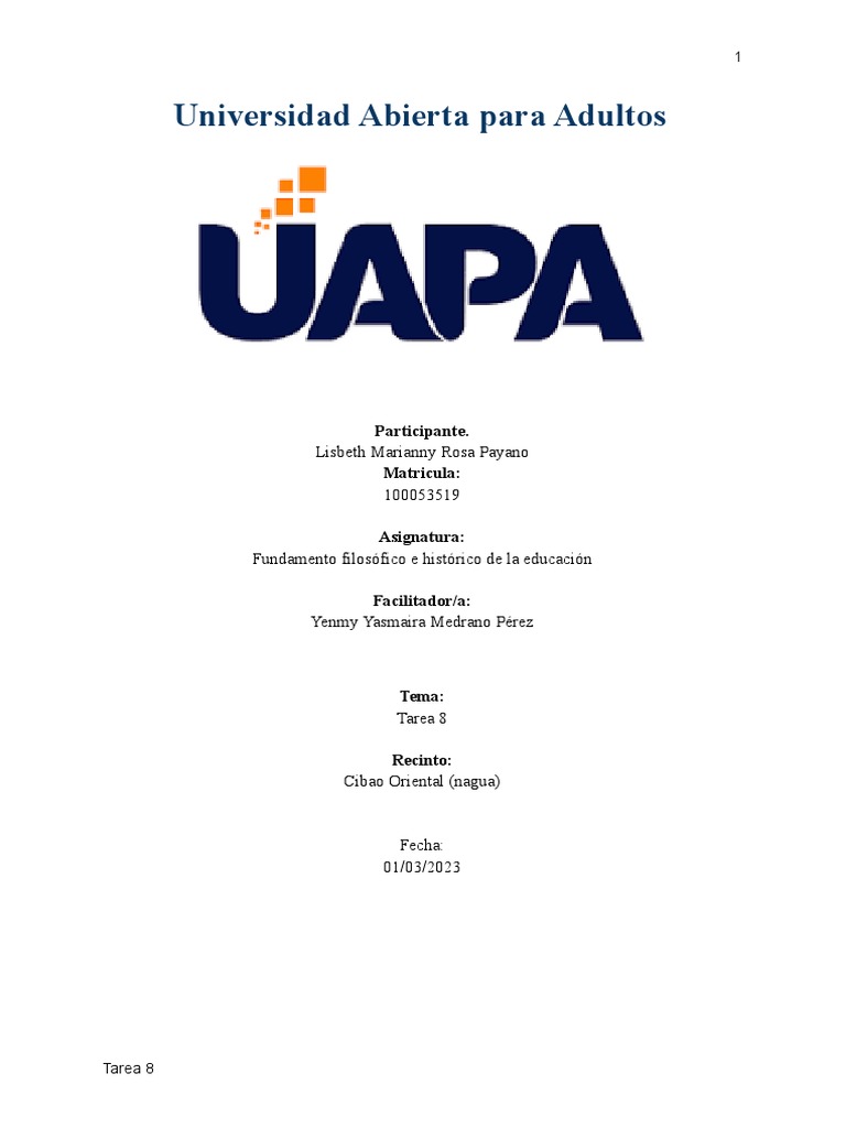 Tarea 8 | PDF | República Dominicana